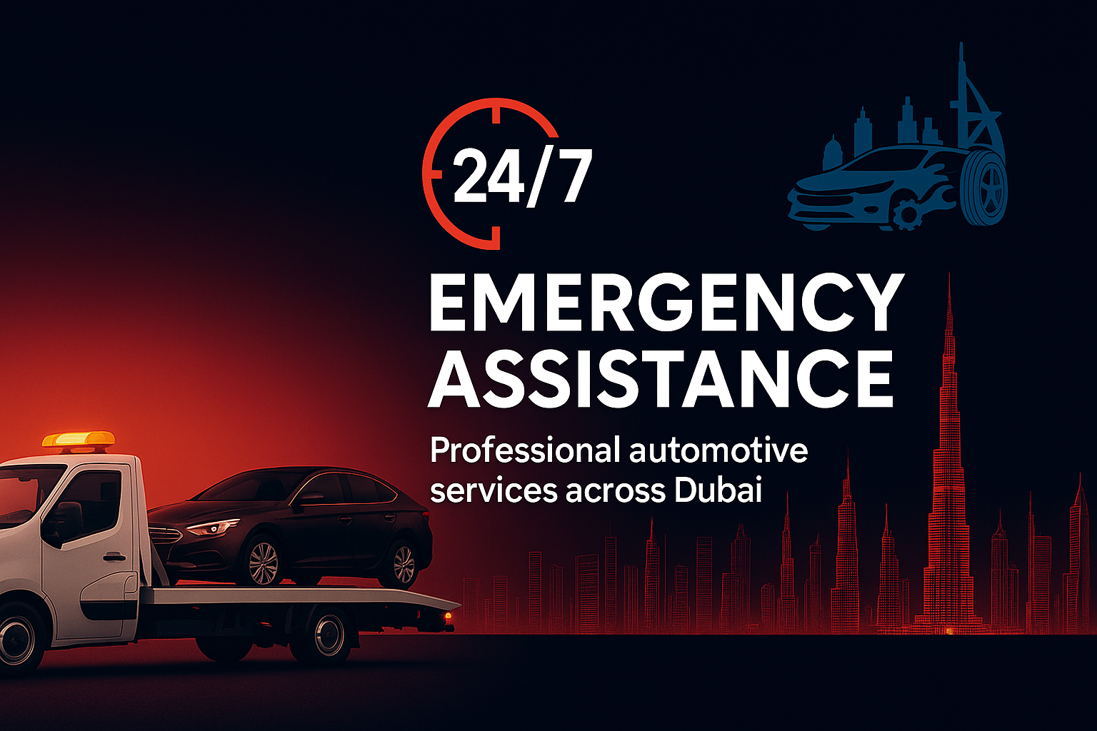 Go Car Auto Service Dubai - Tyre Repairing, Mobile Car Service & Emergency Roadside Assistance